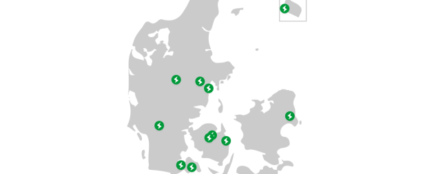 Find ladestandere: Kort over ladestationer i hele Danmark | OK